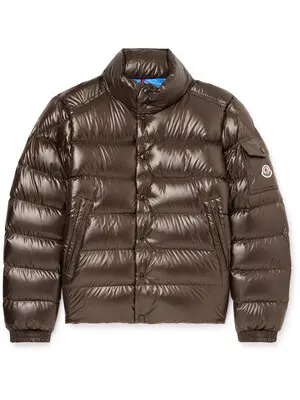 Moncler Lule Logo-appliquéd Quilted Shell Down Jacket