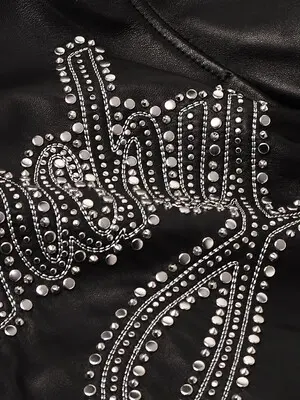 Givenchy Logo-embellished Studded Leather Jacket