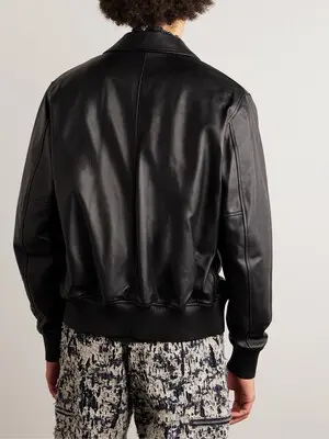 Givenchy Logo-embellished Studded Leather Jacket