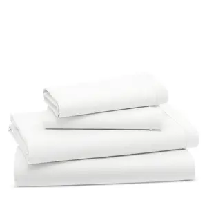 HUDSON PARK COLLECTION Italian Percale Sheet Set, Queen Exclusive - White