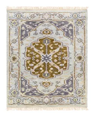 SURYA Zeus Zeu-7823 Area Rug, 2' X 3 - Gray/brown/mauve/cream
