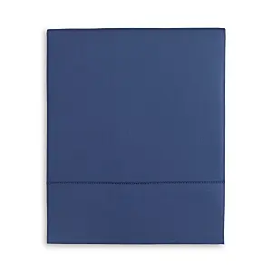 HUDSON PARK COLLECTION 680tc Flat Sateen Sheet, Twin - Exclusive Navy