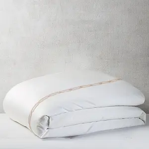 HUDSON PARK COLLECTION Italian Tivoli Embroidered Duvet, Full/queen Exclusive - Champagne