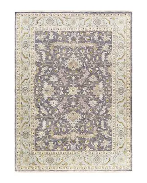 SURYA Zeus Area Rug, 8' X 11 - Charcoal/sky Blue/ivory/taupe/olive/beig