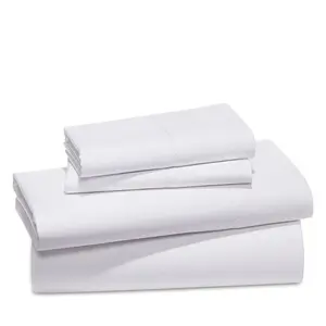 HUDSON PARK COLLECTION 680-thread Count Supima Sateen Sheet Set, Queen - Exclusive White