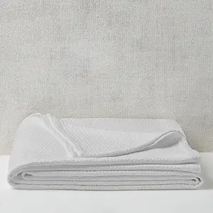 HUDSON PARK COLLECTION Signature Pebbled Matelasse Coverlet, Full/queen Exclusive - Cloud