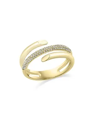 Bloomingdale'S 14k Yellow And Diamond Ring - Gold