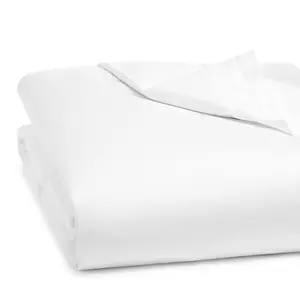 HUDSON PARK COLLECTION 680tc Supima Sateen Duvet Cover, Full/queen Exclusive - White