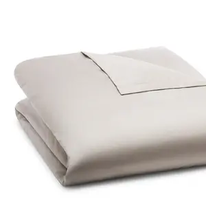 HUDSON PARK COLLECTION 680tc Supima Sateen Duvet Cover, Twin Exclusive - Pewter