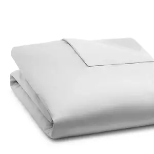 HUDSON PARK COLLECTION 680tc Supima Sateen Duvet Cover, Twin Exclusive - Silver