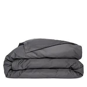 HUDSON PARK COLLECTION 680tc Supima Sateen Duvet Cover, King - Exclusive Charcoal