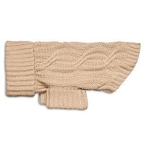 Vince Wool And Cashmere Cable Knit Dog Sweater