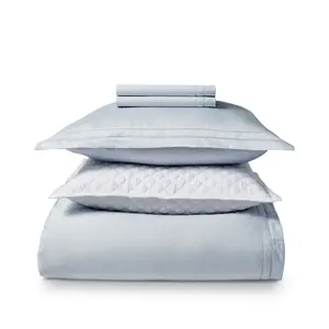 HUDSON PARK COLLECTION 680tc Supima Sateen King Sham Exclusive - Cloud