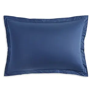 HUDSON PARK COLLECTION 680tc Supima Sateen King Sham - Exclusive Navy