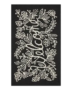 RIFLE PAPER CO. Minnie Min-03 Area Rug, 2'3 X 3'9 - Black