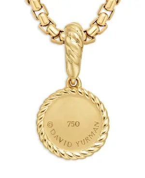 David Yurman 18k Yellow Evil Eye Amulet - Gold