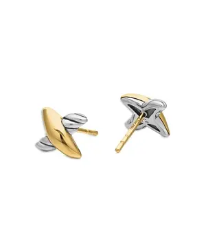 David Yurman Petite X Stud Earrings - Multi