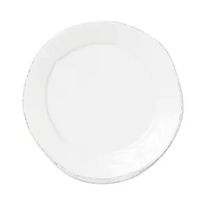 VIETRI Lastra Canape Plate - White