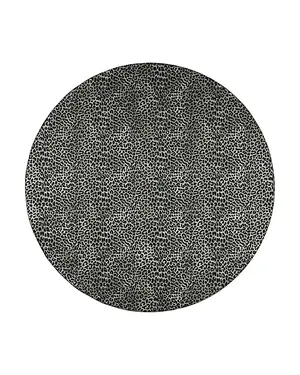 DALYN RUG COMPANY Mali Ml2 Round Area Rug, 8' X 8 - Midnight