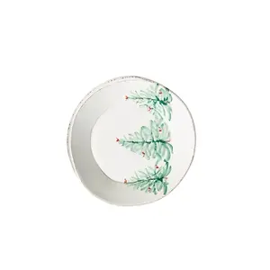 VIETRI Lastra Holiday Pasta Bowl - White