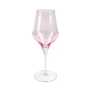 VIETRI Contessa Water Glass Pink