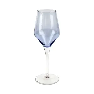 VIETRI Contessa Wine Glass - Blue