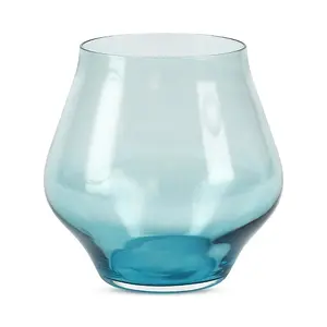VIETRI Contessa Stemless Wine Glass Teal