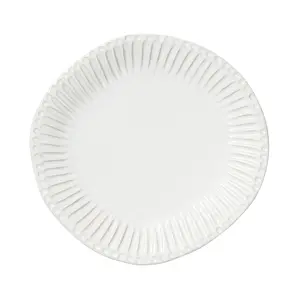 VIETRI Incanto Stripe Stoneware Dinner Plate - White