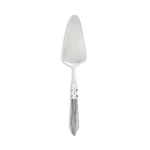 VIETRI Aladdin Brilliant Pastry Server - Light Grey