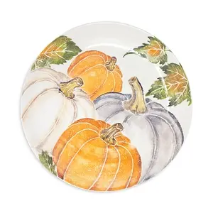 VIETRI Pumpkins Large Serving Bowl With Assorted Pumpkins - Multi