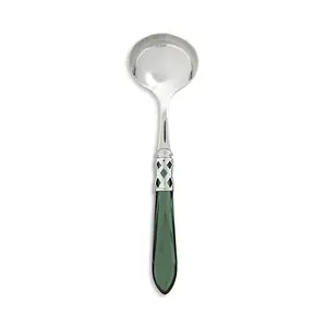 VIETRI Aladdin Brilliant Sauce Ladle Green