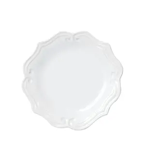 VIETRI Incanto Baroque Stoneware Salad Plate - White