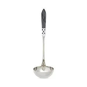 VIETRI Aladdin Brilliant Soup Ladle Charcoal