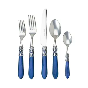 VIETRI Aladdin Antique Five Piece Place Setting Blue