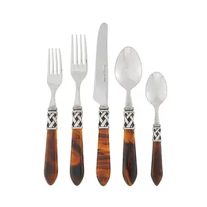 VIETRI Aladdin Antique Five Piece Place Setting - Tortoise