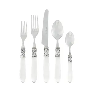VIETRI Aladdin Antique Five Piece Place Setting - White