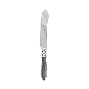 VIETRI Aladdin Brilliant Cake Knife - Brilliant Light Gray