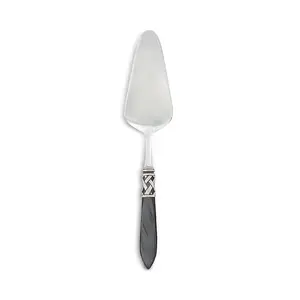 VIETRI Aladdin Antique Pastry Server Charcoal