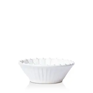 VIETRI Incanto Stripe Stoneware Cereal Bowl - White