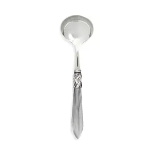 VIETRI Aladdin Antique Sauce Ladle - Light Grey