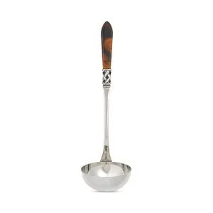 VIETRI Aladdin Antique Look Soup Ladle - Antique Tortoiseshell