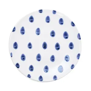 VIETRI Santorini Dot Dinner Plate - Blue