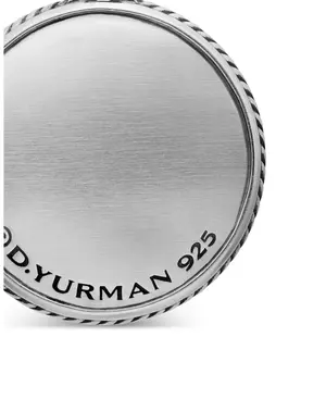 David Yurman Maritime Compass Amulet - Silver/black