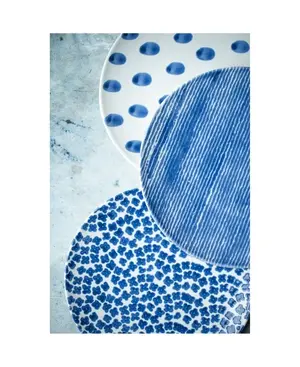 VIETRI Santorini Assorted Salad Plates, Set Of 4