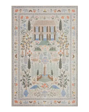 RIFLE PAPER CO. Menagerie Men-03 Area Rug, 3'9 X 5'9 - Cream