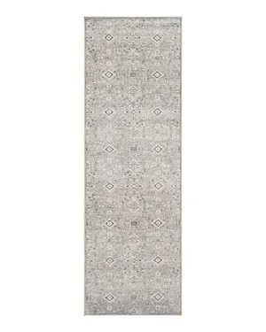 AMBER LEWIS X LOLOI Amber Lewis Zuma Zum-07 Runner Area Rug, 2'7 X 7'9 - Silver/sky