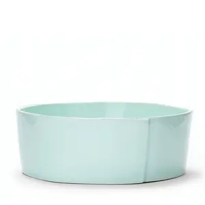 VIETRI Lastra Large Serving Bowl - Aqua