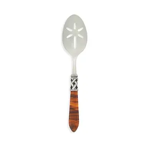 VIETRI Aladdin Antique Slotted Serving Spoon - Ant Tortoiseshell