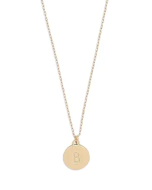 Kate Spade New York Kate Spade New York Mini Initial Pendant Necklace B