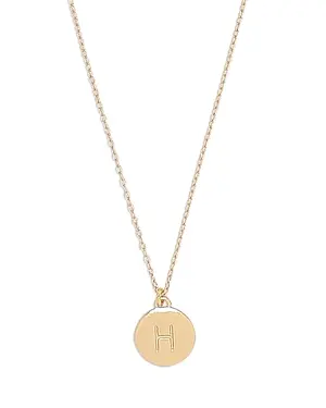 Kate Spade New York Kate Spade New York Mini Initial Pendant Necklace H